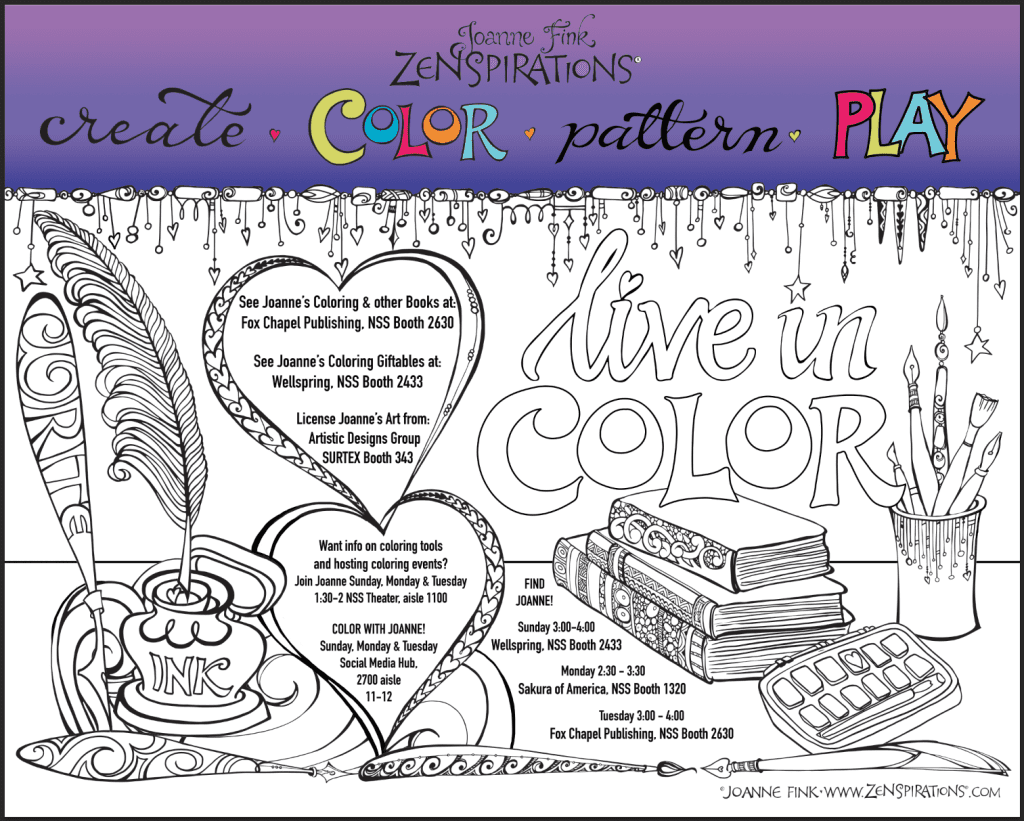 Zenspirations®_by_Joanne_Fink_NSS_Coloring_Wall_8x10 - Zenspirations