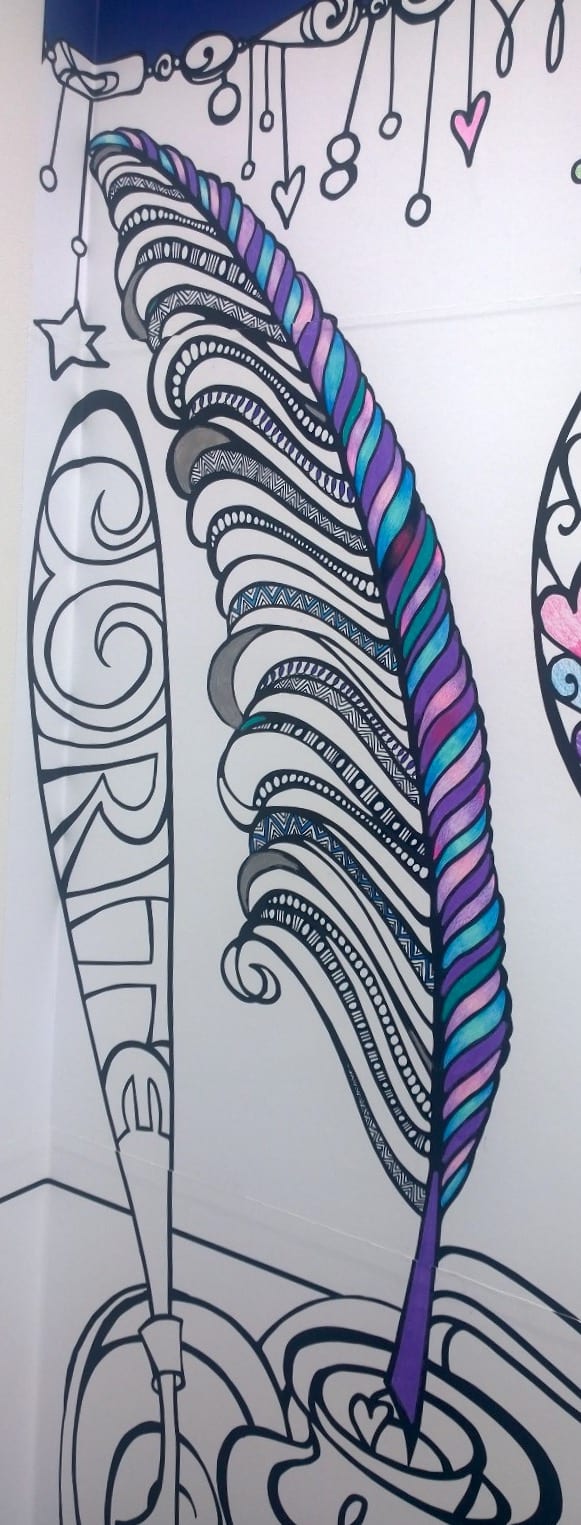 Zenspirations_by_Joanne_Fink_Coloring_Wall_Feather - Zenspirations