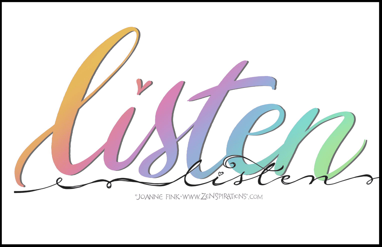Learning to Listen - Zenspirations