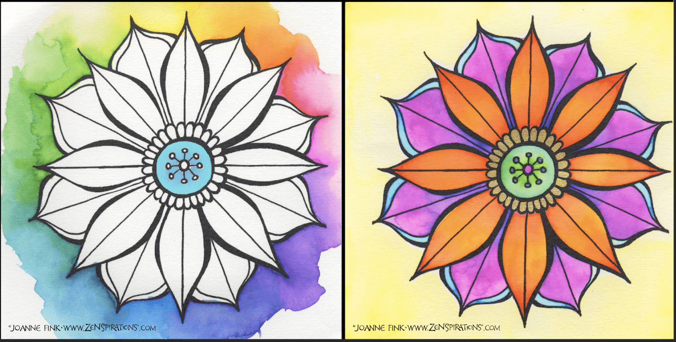 Wonderful Watercolor Flowers! - Zenspirations